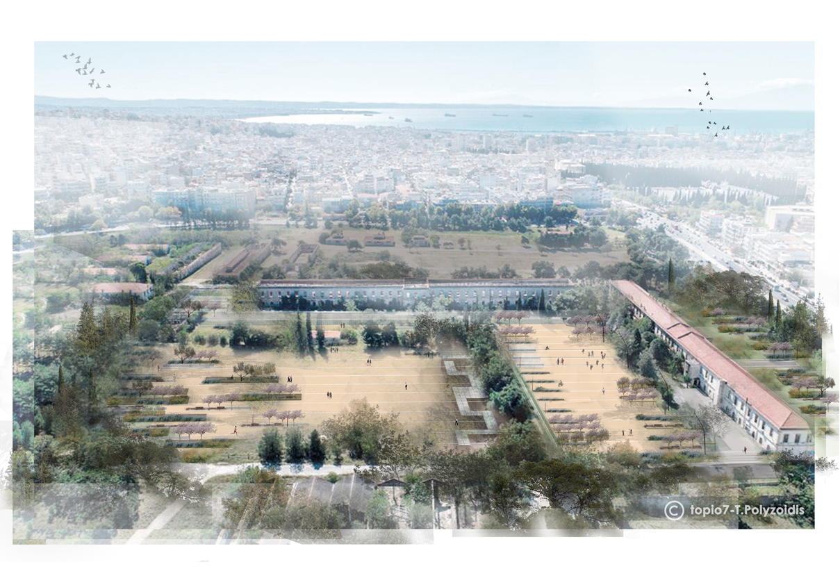 cultural osmosis - Redesign of three separate areas at Pavlos Melas Park - 1st Prize - topio7